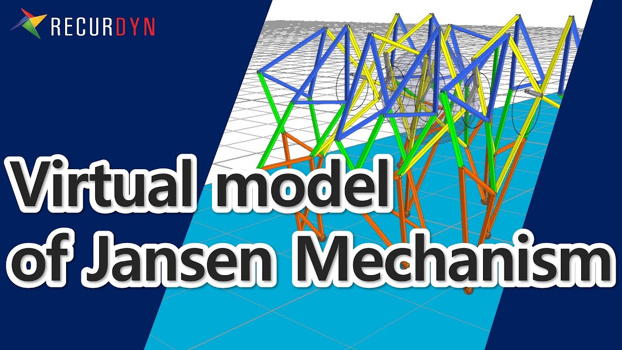 Virtual model of Jansen Mechanism - YouTube
