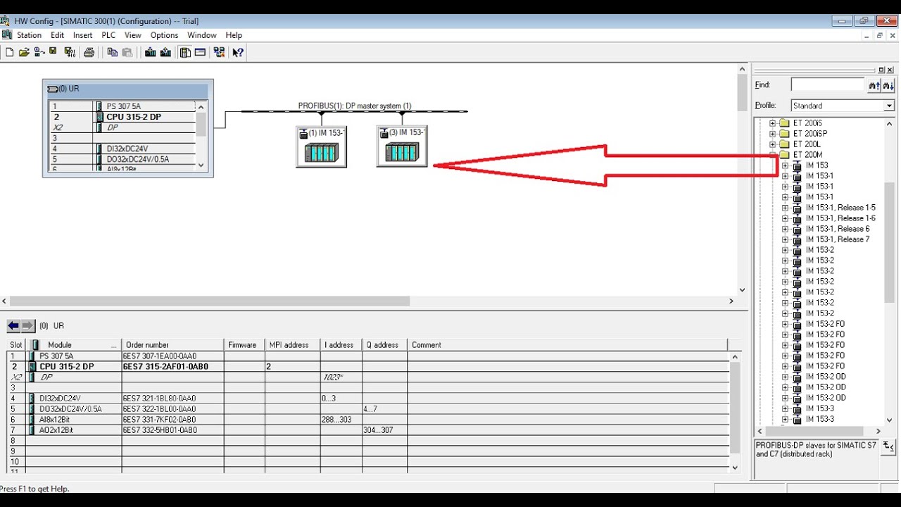 ADD Node on PLC Profibus network - YouTube