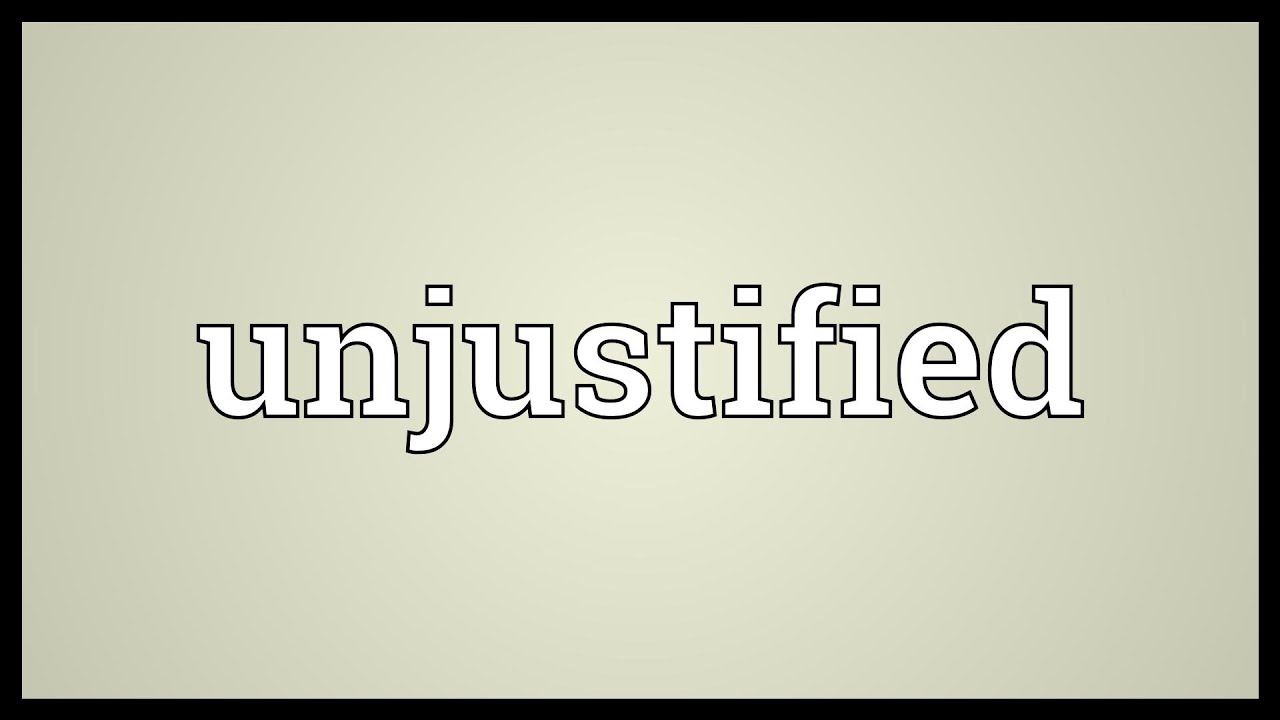 Unjustified