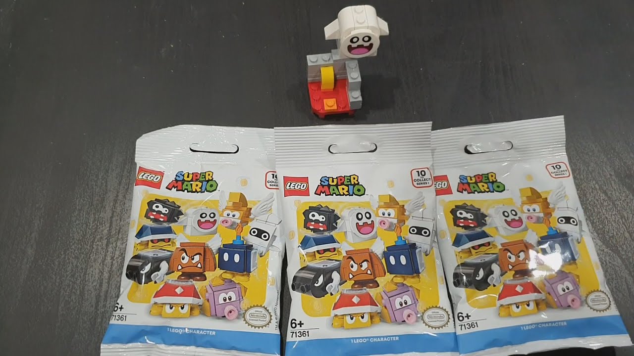 Lego Super mario mystery bags unbagging - YouTube
