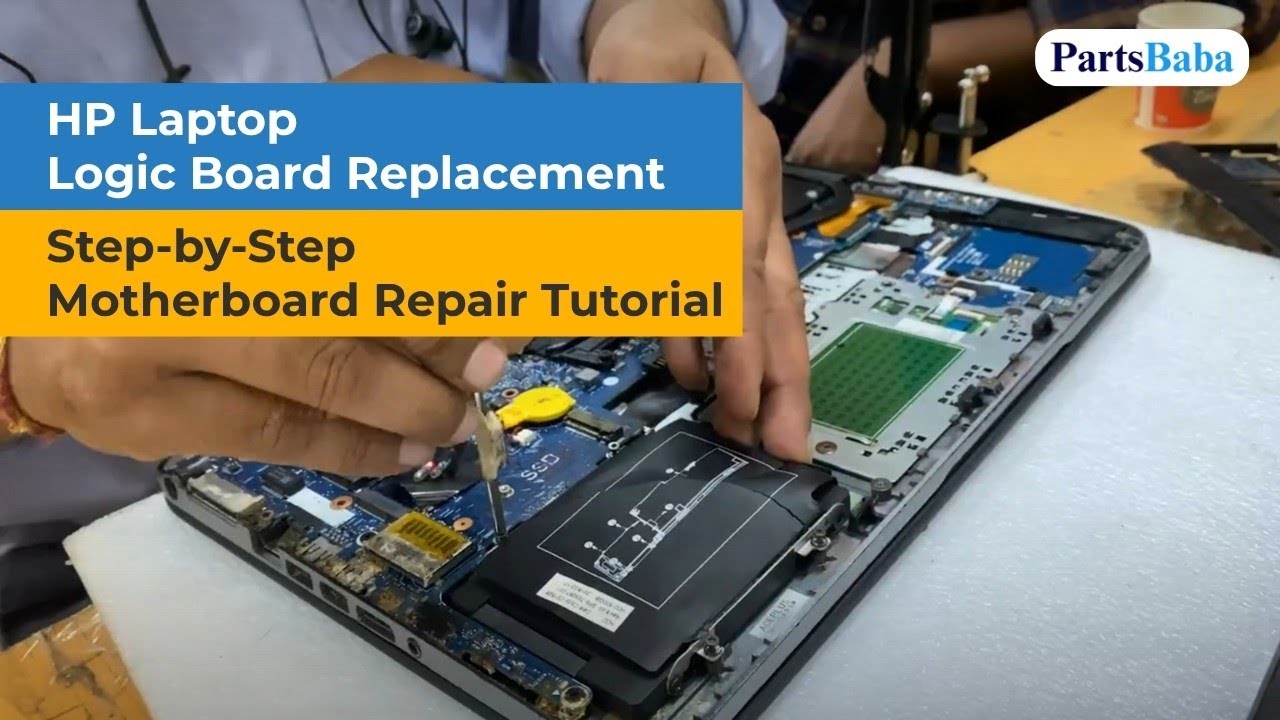 HP Laptop Motherboard Repair & Replacement | Step-by-Step Logic Board ...