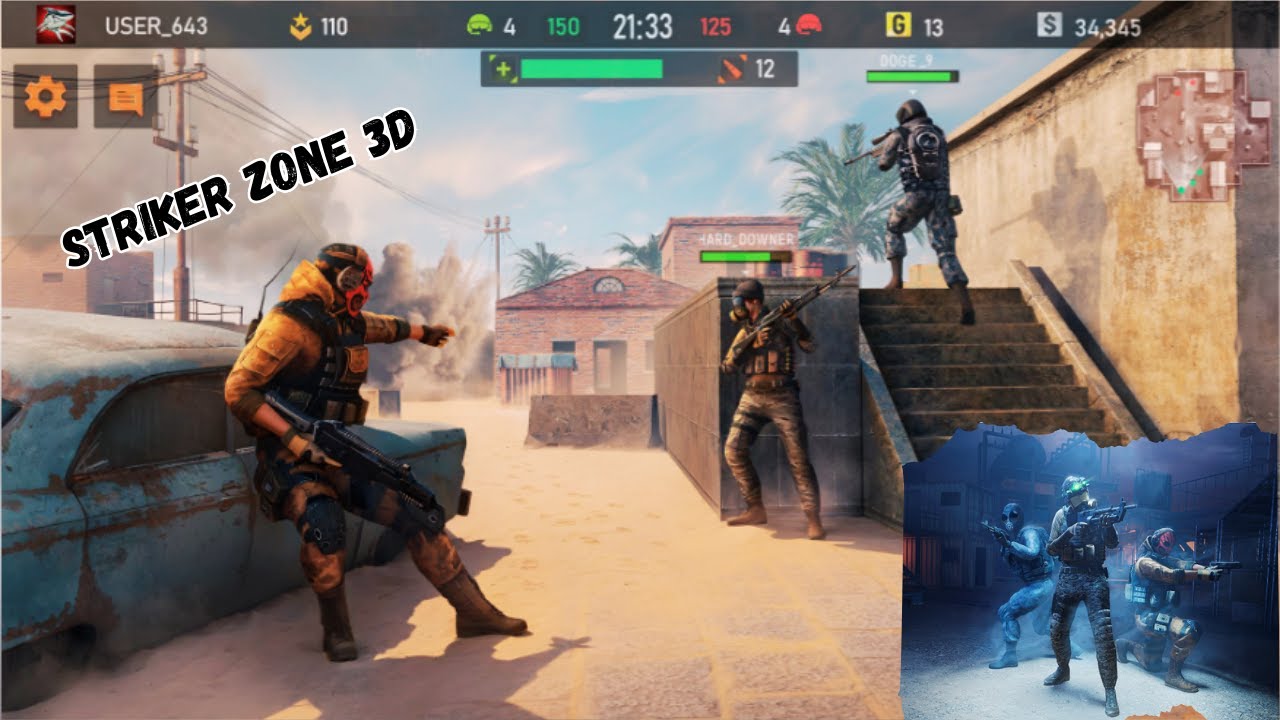 Striker Zone: War Action, Shooter Adventure Game In Pc 4K Ultra Quality - YouTube