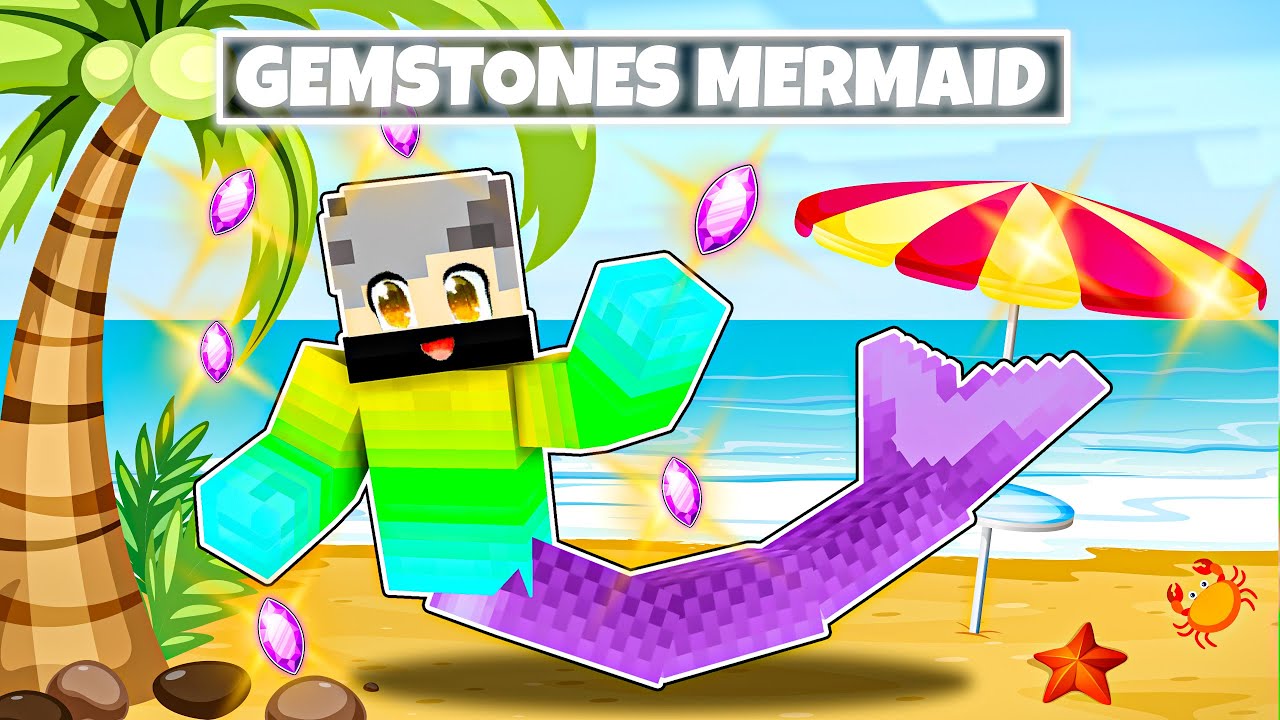 Playing Minecraft as a GEMSTONE MERMAID! (Hindi) - YouTube