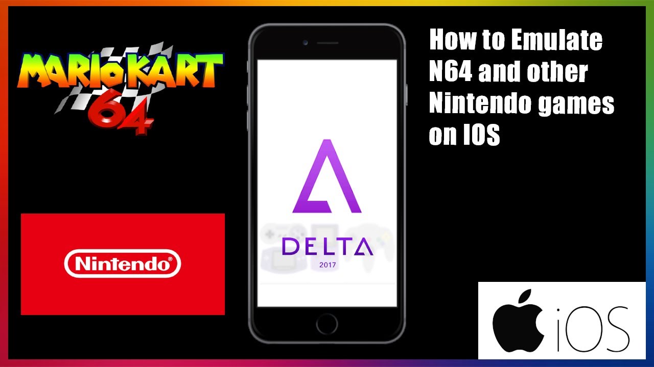 How to Emulate N64 and other Old Nintendo games On IOS using Delta ...