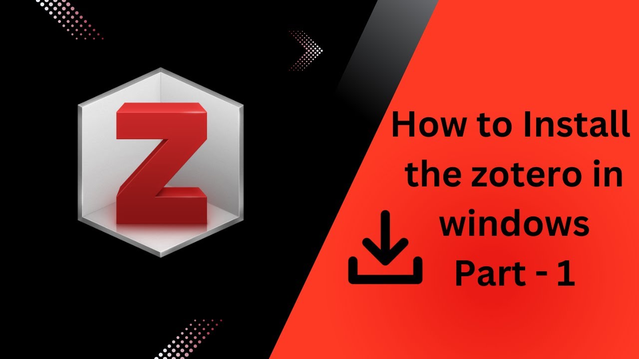 How to install Zotero Reference Manager in Windows | How to install ...