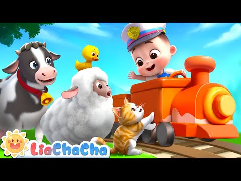 Animals on the Toot Toot Train | EP167 | أغنية توت توت | Kids Songs & Nursery Rhymes | LiaChaCha