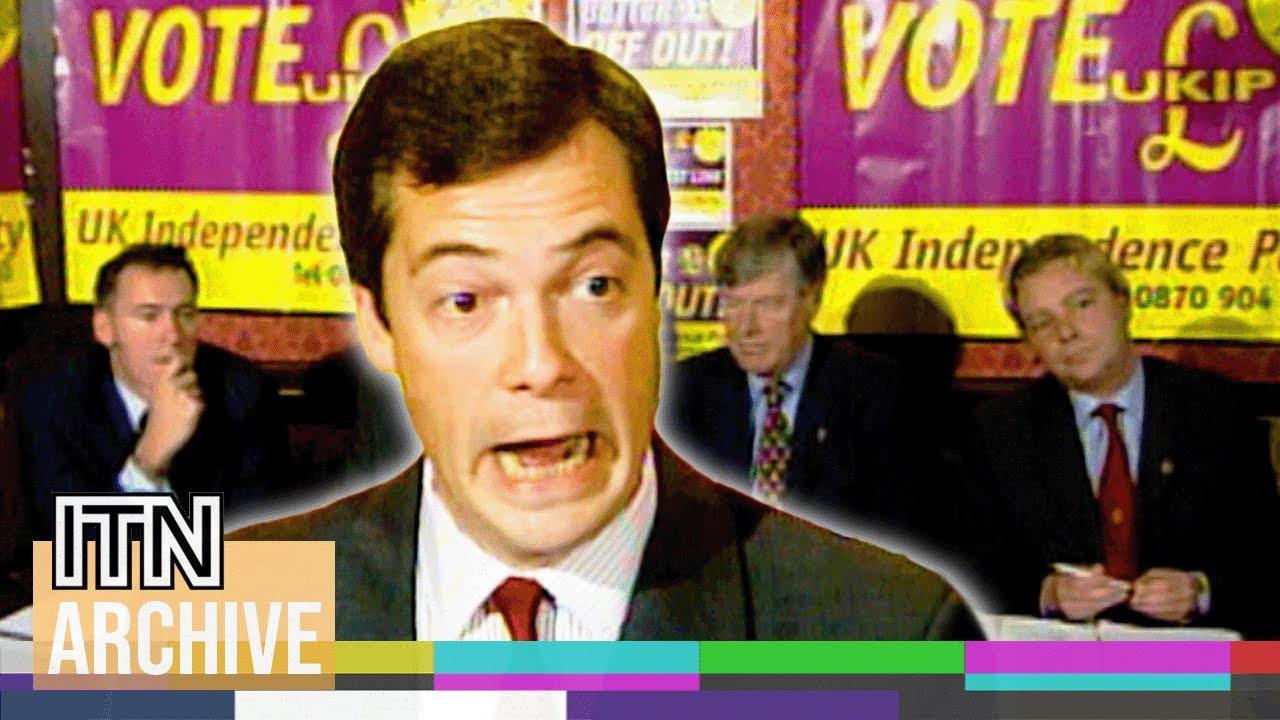 Nigel Farage Forecasts Brexit Vote at Early UKIP Manifesto Launch (2001 ...
