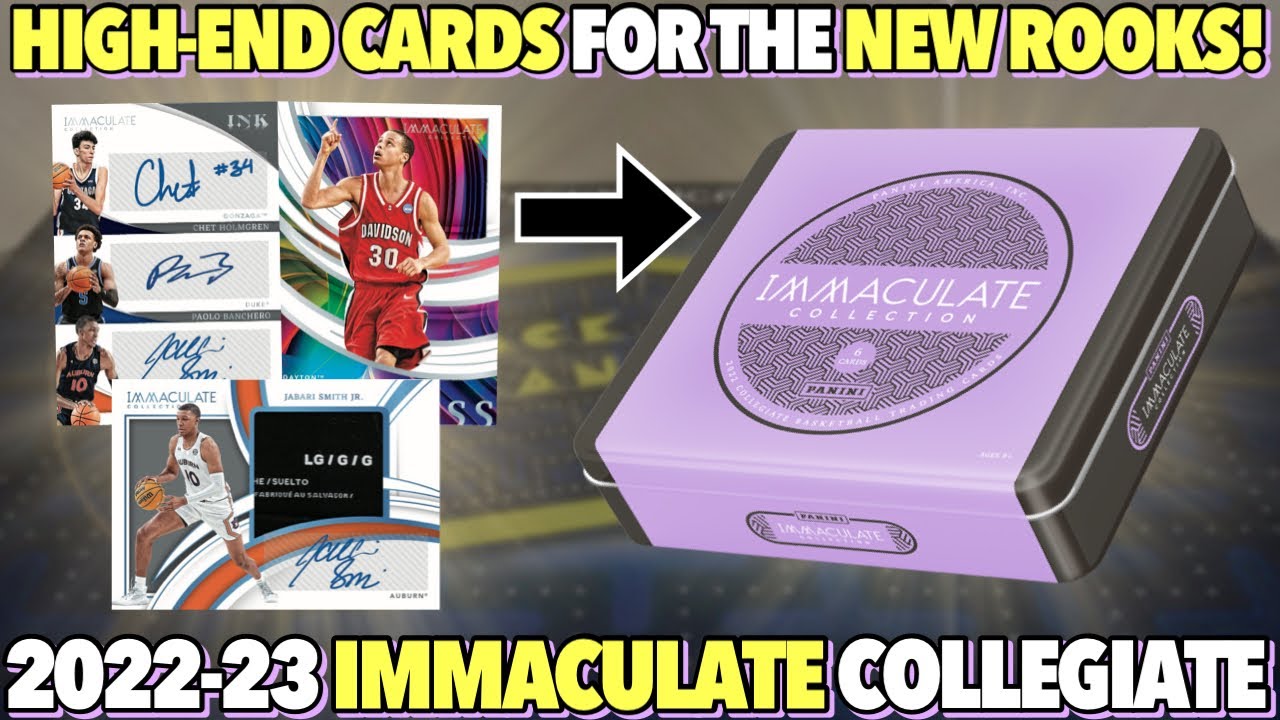 MY FIRST 2022-23 PACK OPENING! 🔥 Panini Immaculate Collection ...