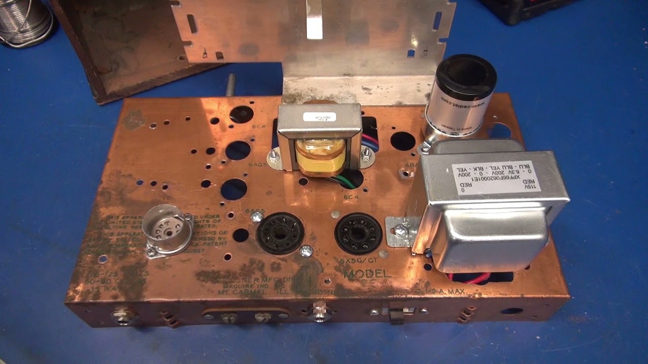 How to make a simple Class A tube guitar amp Kit form D-Lab Modutek ...