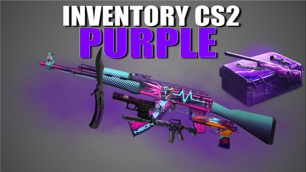 PURPLE INVENTORY CS2 2024! (great budget) - YouTube