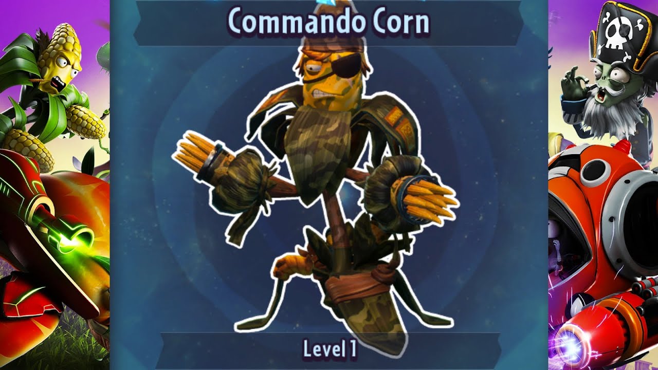 ep362: Commando Corn Gameplay #PvZGW2 - YouTube