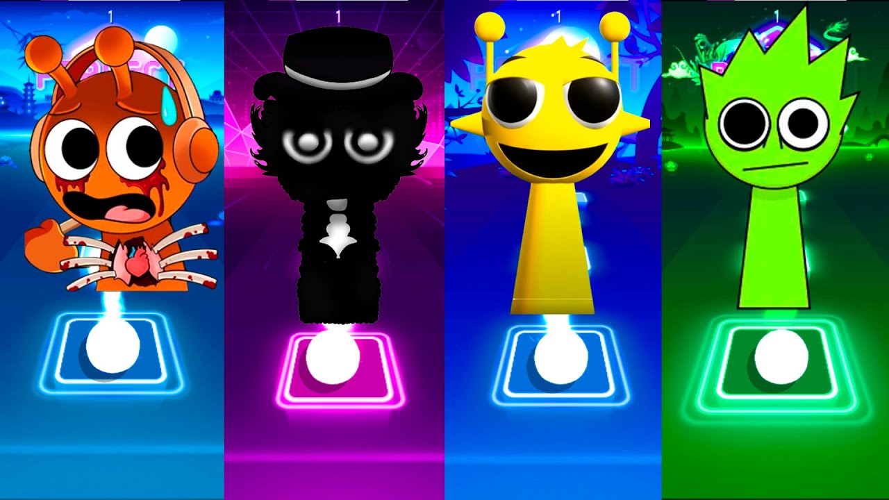 Incredibox Sprunki - Horror Sprunki - Yellow Sprunki - Green Sprunki ...