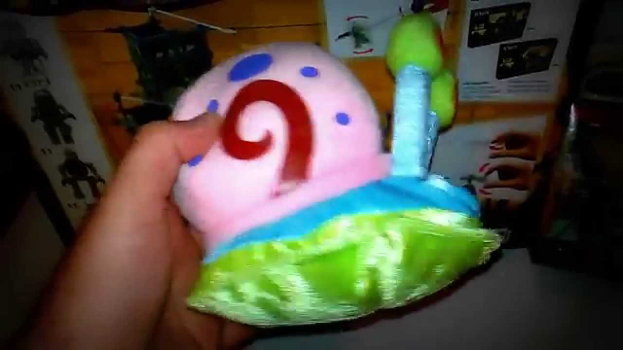# 7 , Sponge Bob Square Pants ,Gary The Snail Toy doll, Toys R Us ...
