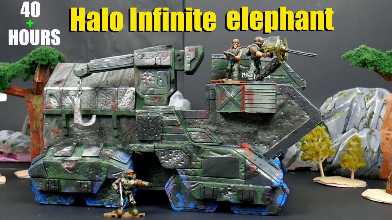 Halo Infinite UNSC Elephant Troop Carrier Custom Mega Construx 100% DIY ...
