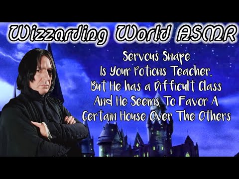 (ASMR Hogwarts) Severus Snape Is Your Potions Teacher! - YouTube