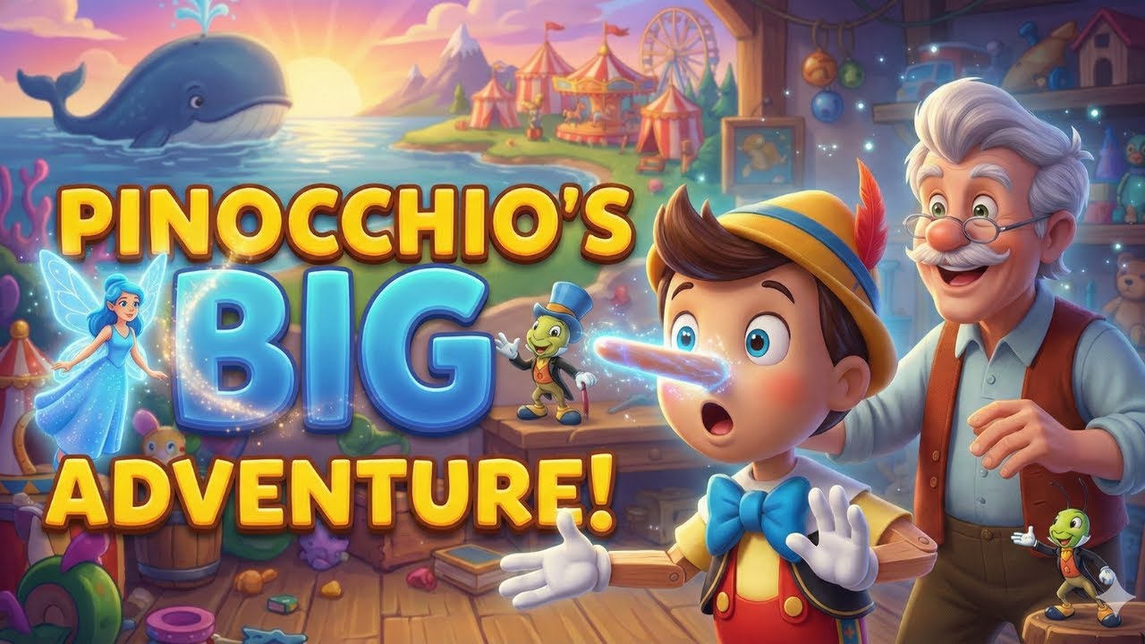 Pinocchio - Fairy Tales In English | Bedtime Stories | English Cartoon ...