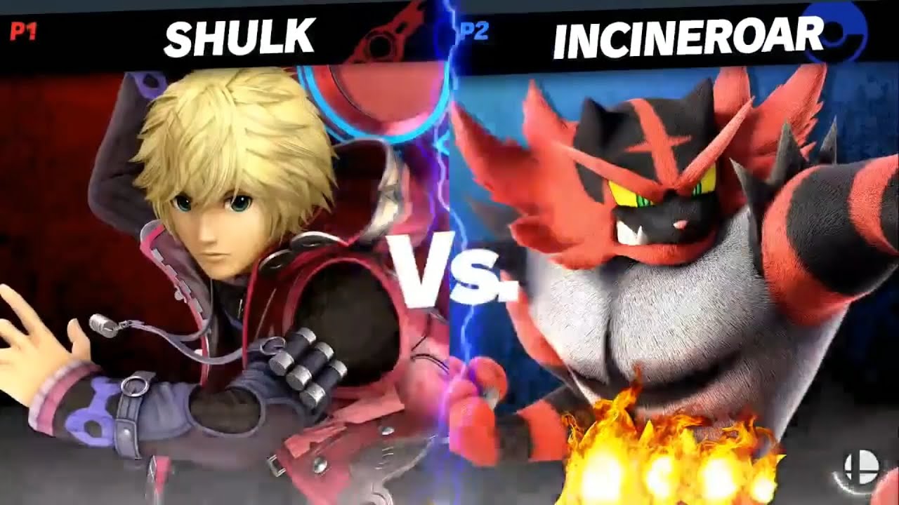 Super Smash Bros Ultimate - Shulk vs Incineroar - YouTube
