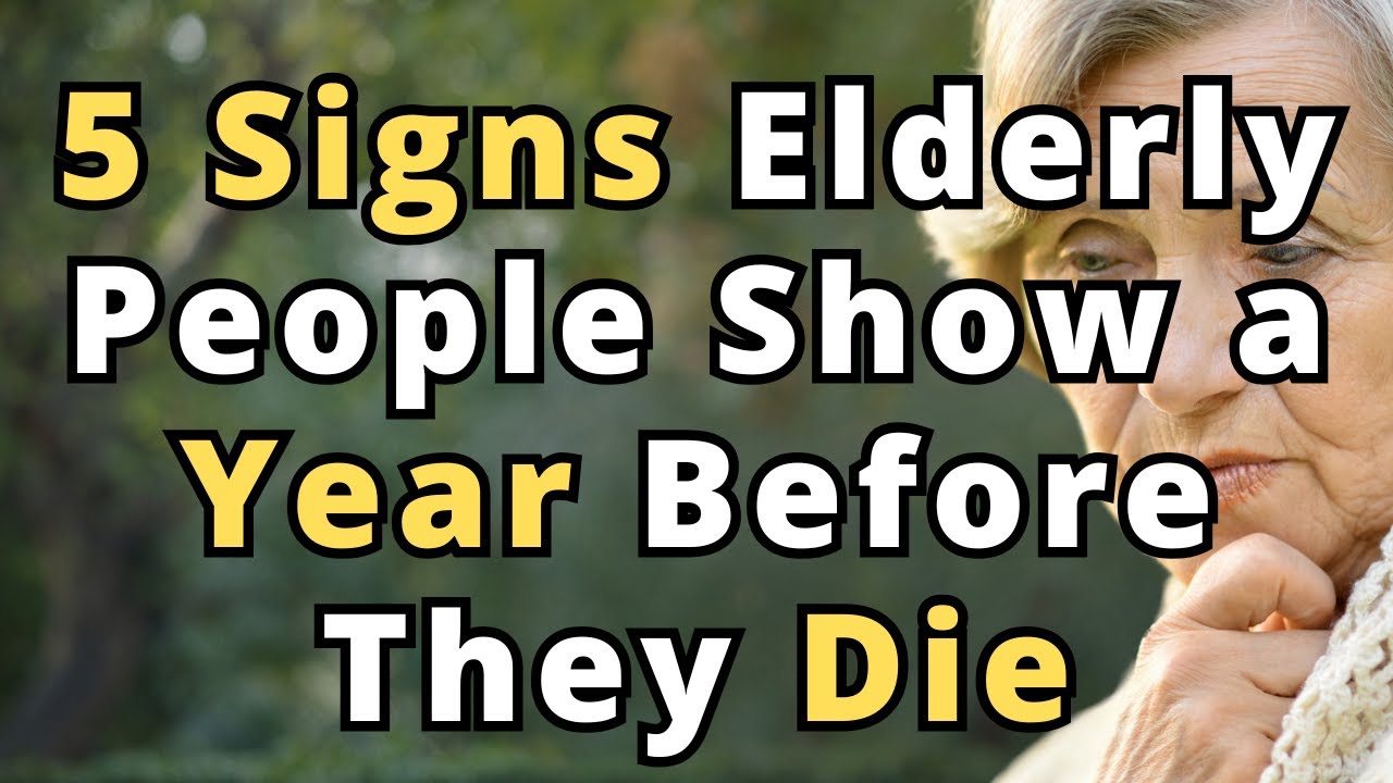 5 Signs an Elderly Person May Be in Their Final Year | the elderly, old ...