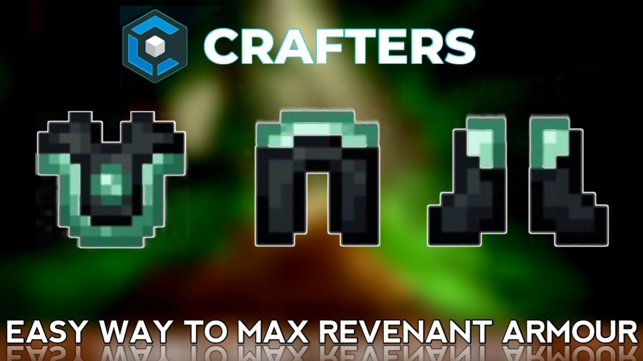 #107 max revenant armour in craftersmc | make revenant armour in ...