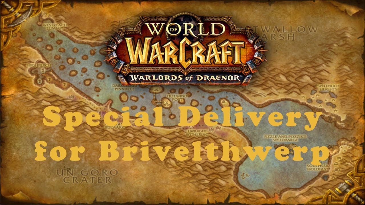 World of Warcraft Quest: Special Delivery for Brivelthwerp (Horde ...