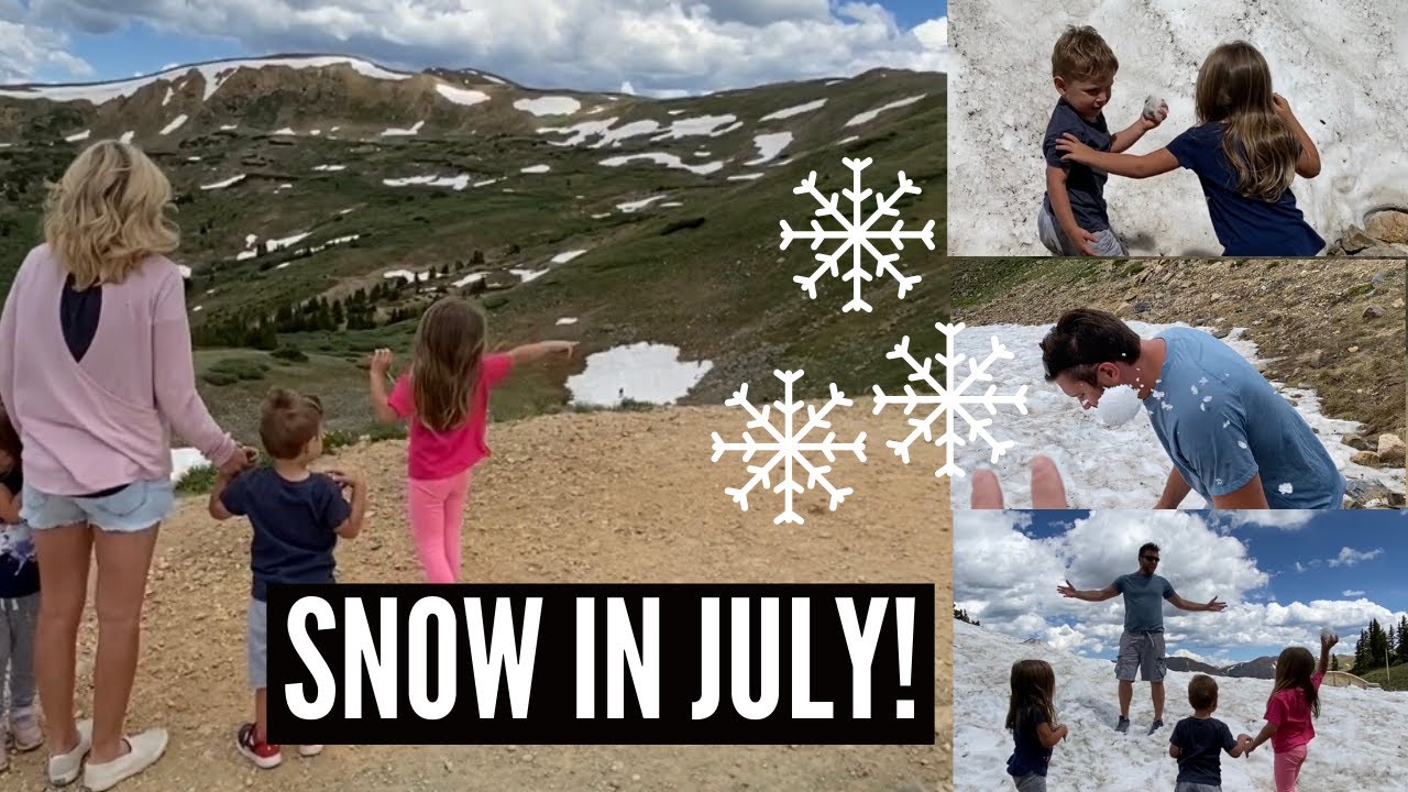 SNOWBALL FIGHT IN JULY! ️ BRECKENRIDGE, COLORADO - YouTube