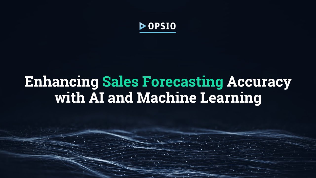 Enhancing Sales Forecasting Accuracy with AI and Machine Learning - YouTube