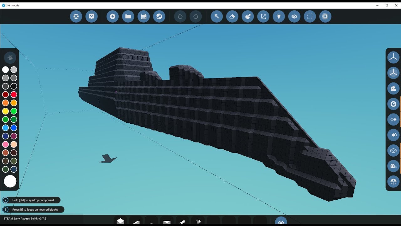 Stormworks building a stealth destroyer (part 4) - YouTube