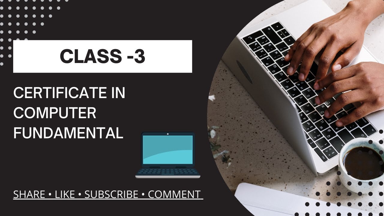 CERTIFICATE IN COMPUTER FUNDAMENTAL CLASS 3 MS OFFICE DIGITAL HUB ...