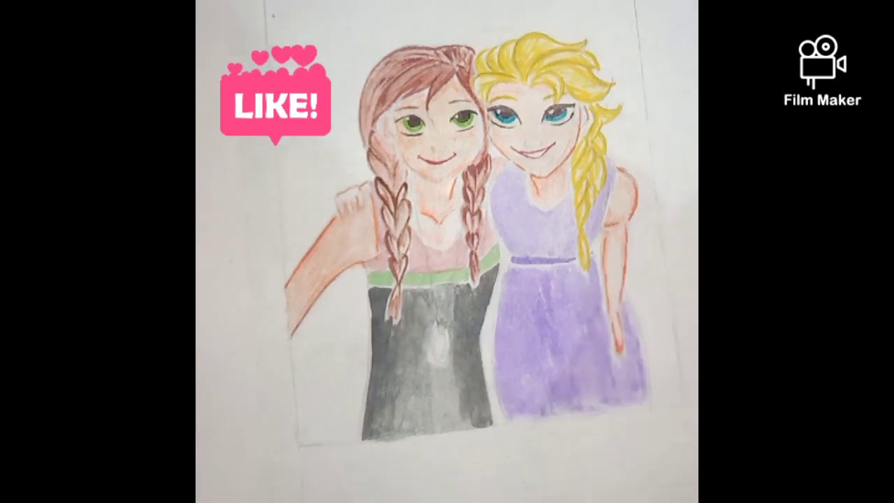 Selfie time elsa and anna : Jumbo Arts -P20 - YouTube