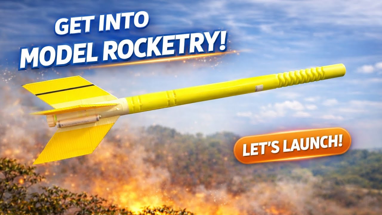 Building a Model Rocket Using a Broomstick | DIY Rocket Science - YouTube