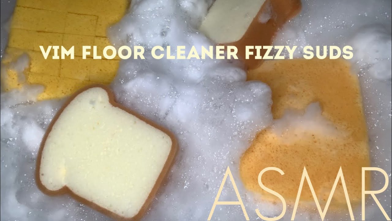 ASMR | Vim Floor Cleaner Fizzy Suds & Rinse - YouTube