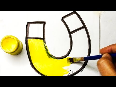Magnet Drawing Easy | Easy Magnet Drawing #80 - YouTube