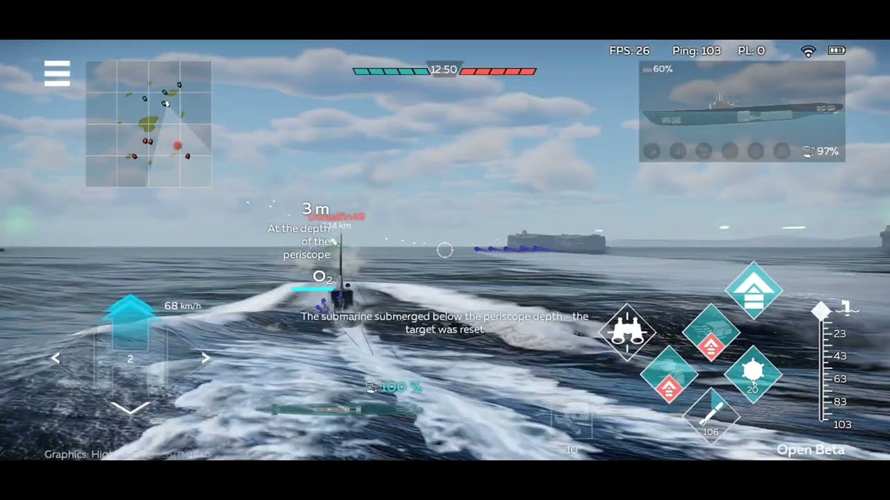 War Thunder Mobile Type K-Class Submarine Gameplay - YouTube