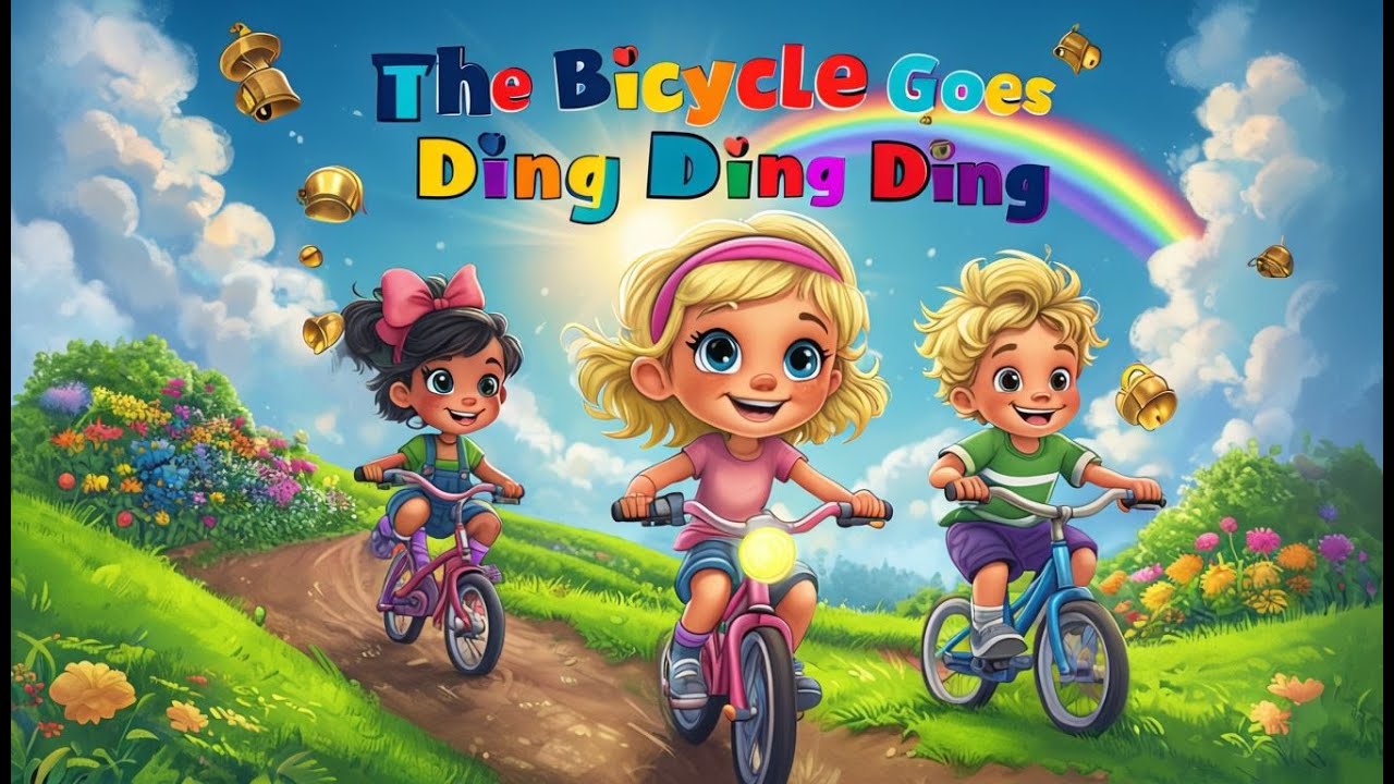 || The Bicycle Goes Ding Ding || Kids Song - YouTube