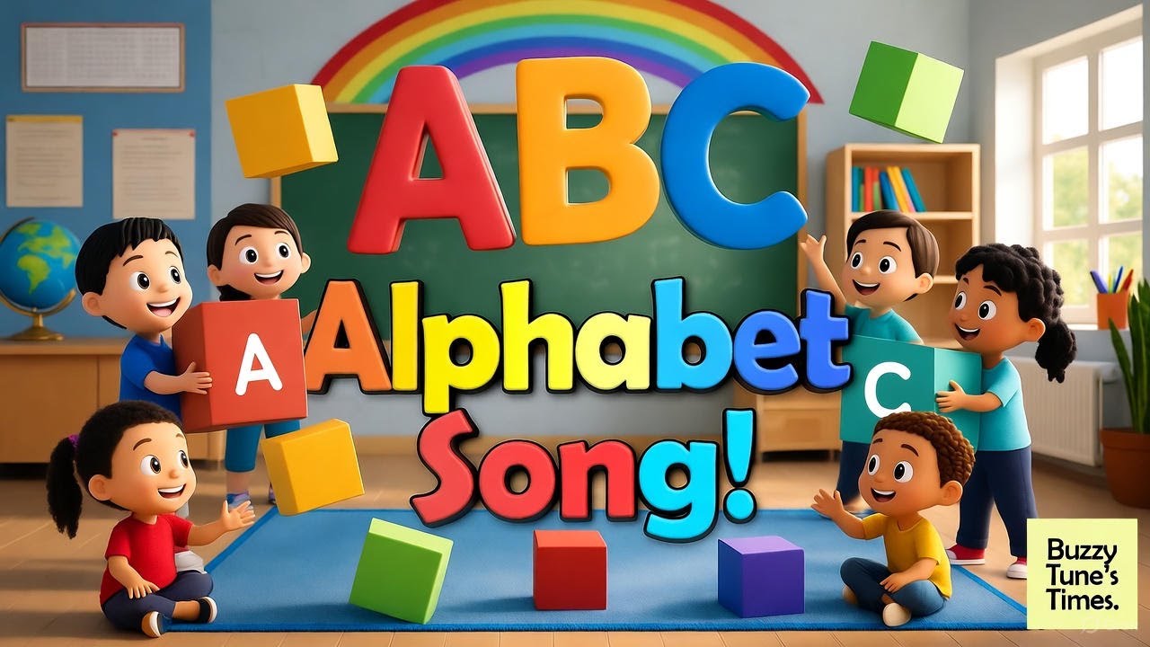 Alphabet Song | Learn ABC with Music & Fun Animation | Buzzy Tunes Time ...