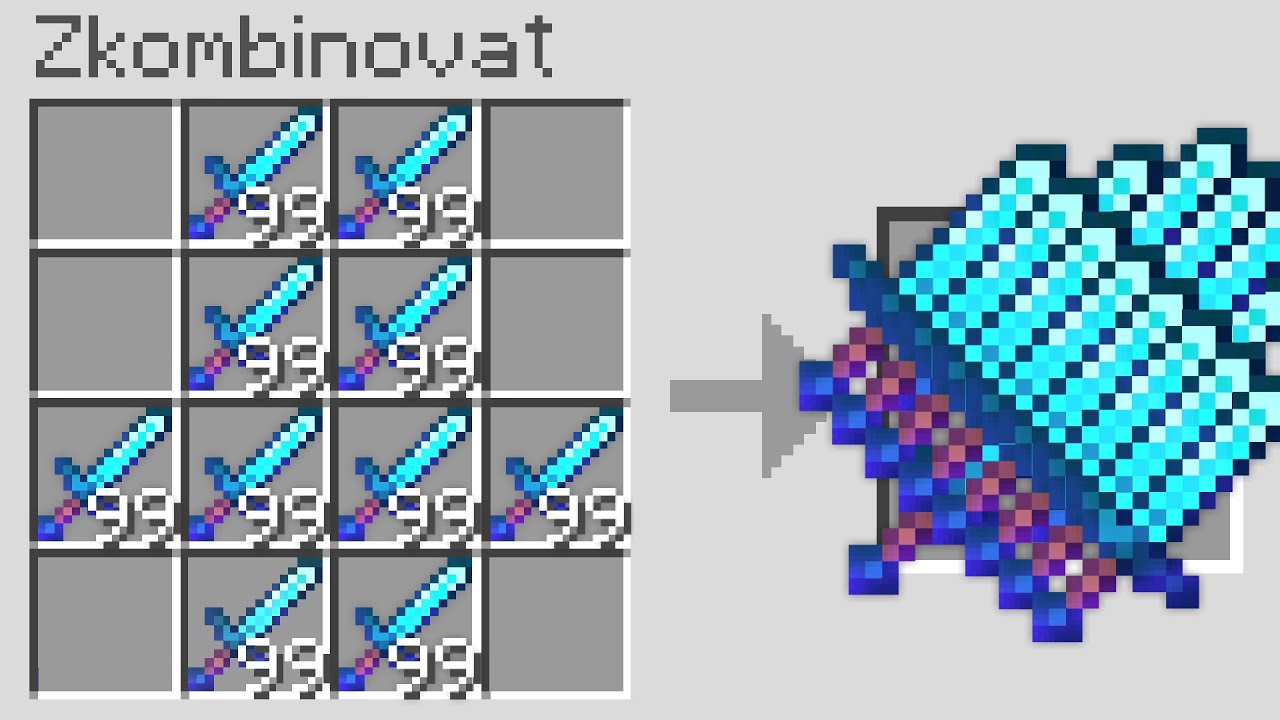 Minecraft, ale můžu ZKOMBINOVAT nástroje... - YouTube