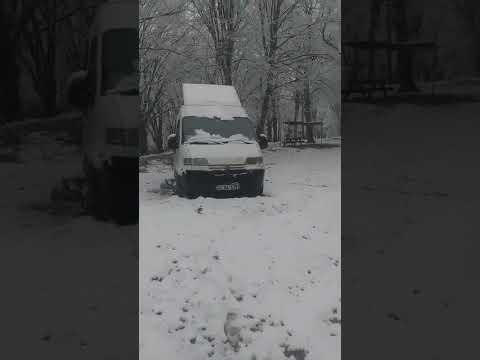 karavan la kış kampi
