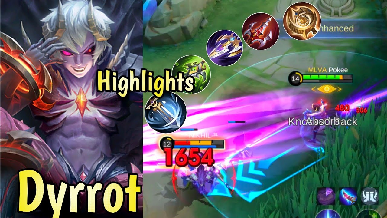 Dyrrot Highlights _ Why Dyrrot is Best For Solo 🤔 / Mobile Legends ...