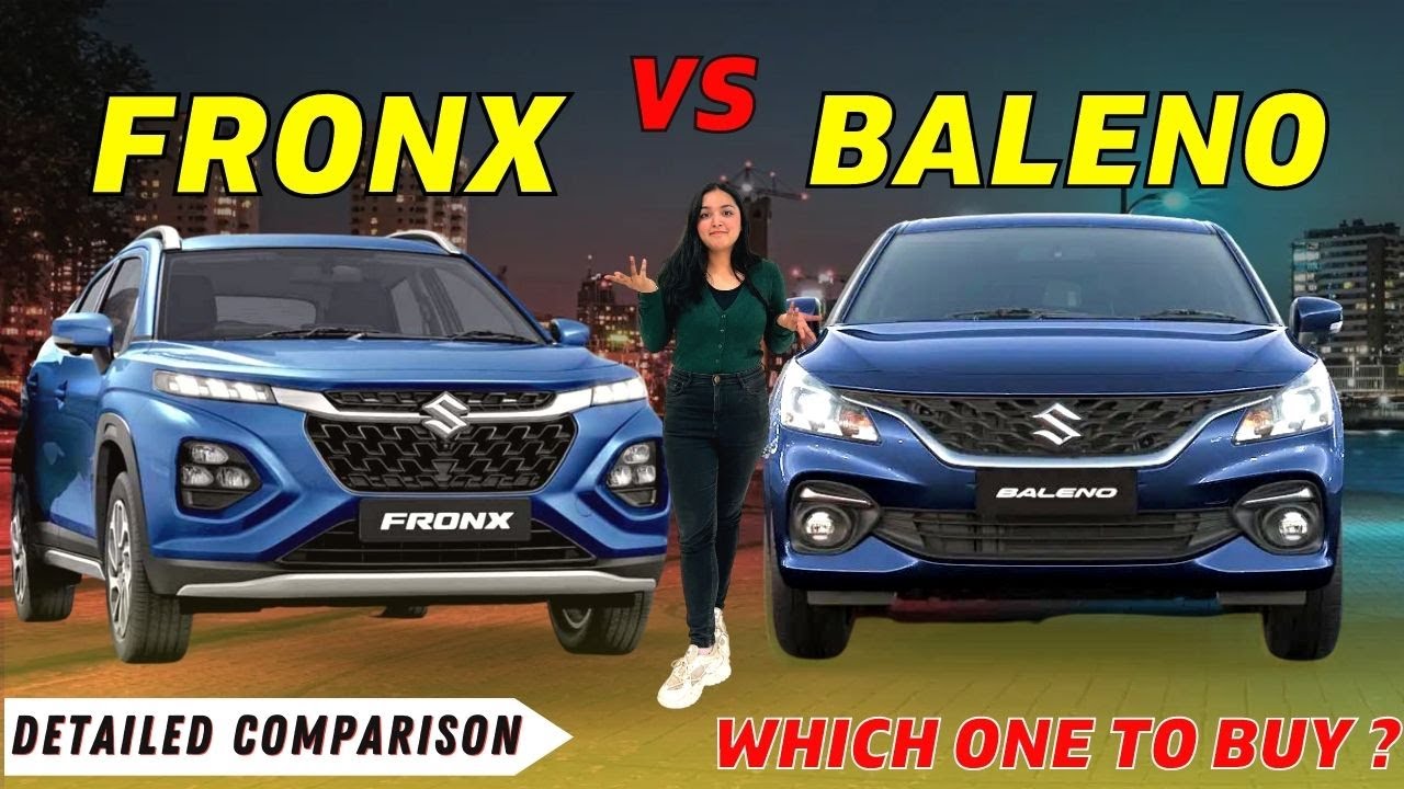 Maruti Suzuki Fronx Vs Baleno Detailed Comparison of Fronx & Baleno ...