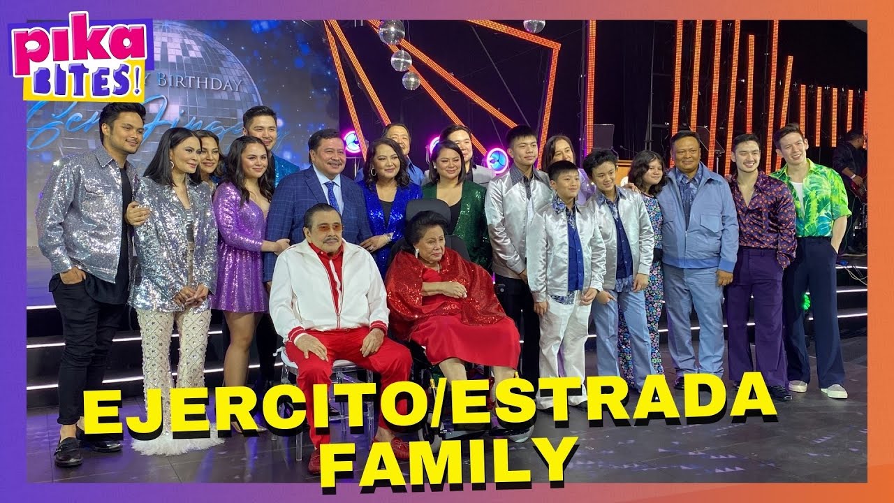 Ejercito Family pictorial at Sen. Jinggoy's 60th birthday - YouTube