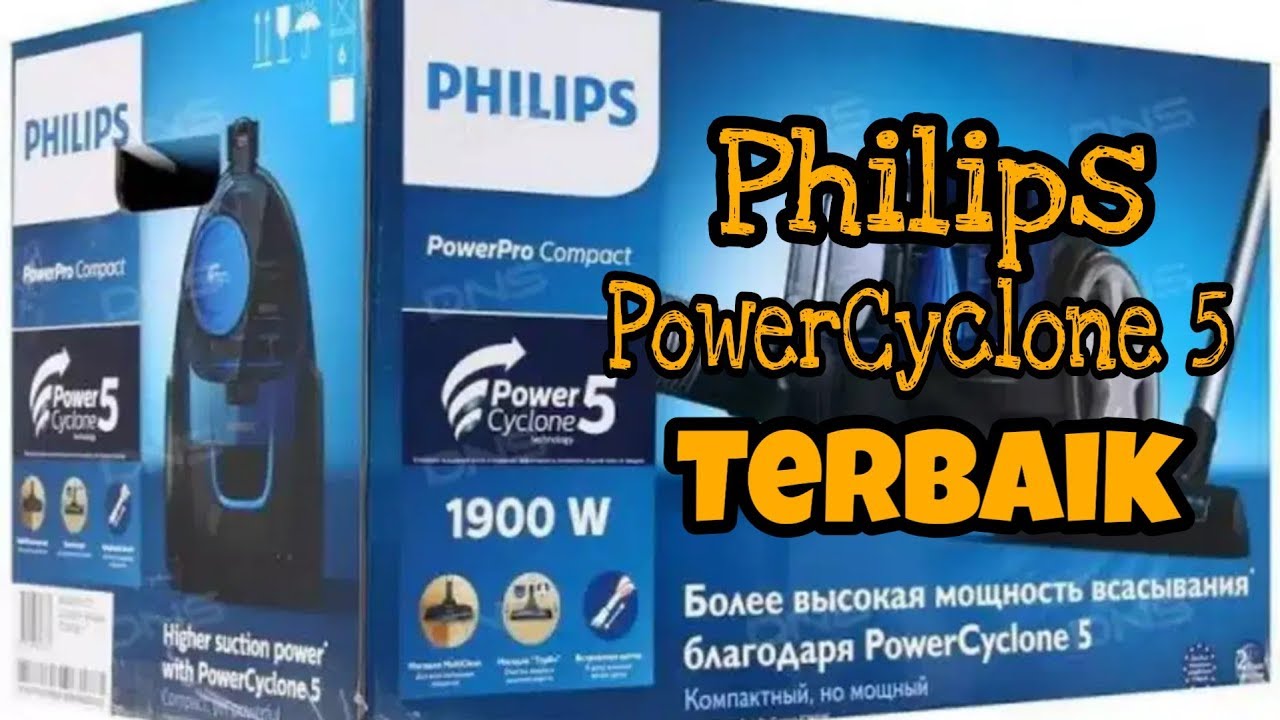 Philips PowerCyclone 5 Vacuum Cleaner Terbaik - YouTube