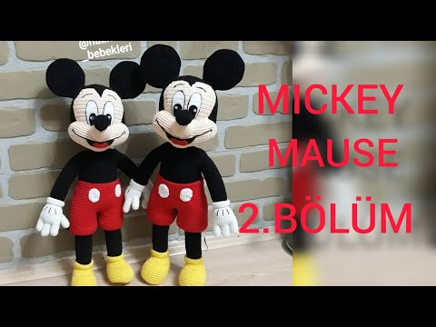 MİCKEY MOUSE PART 2 YÜZ KULAK. #amigurumicrochet #mickeymouse