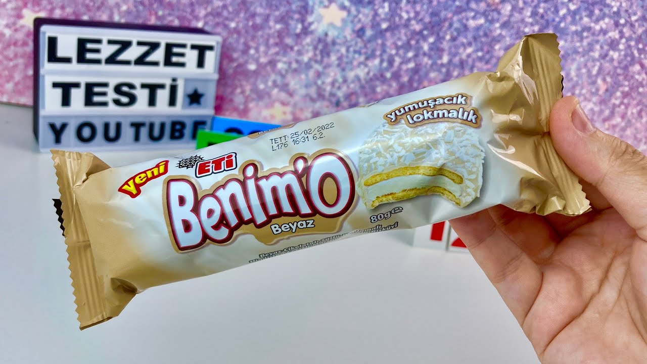 Yeni Eti Benimo Beyaz Çikolatalı incelemesi | Lezzet Testi - YouTube