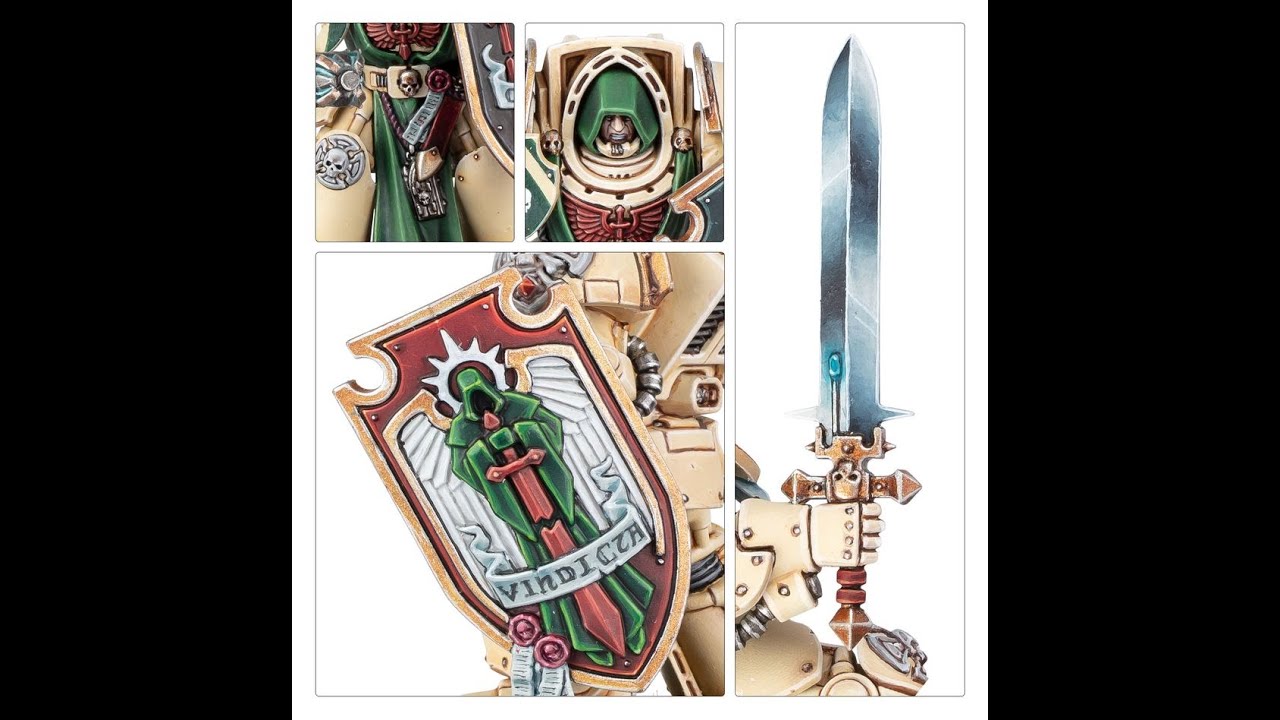 Painting A Dark Angels Army Day 18 - Deathwing Knights pt4 - YouTube