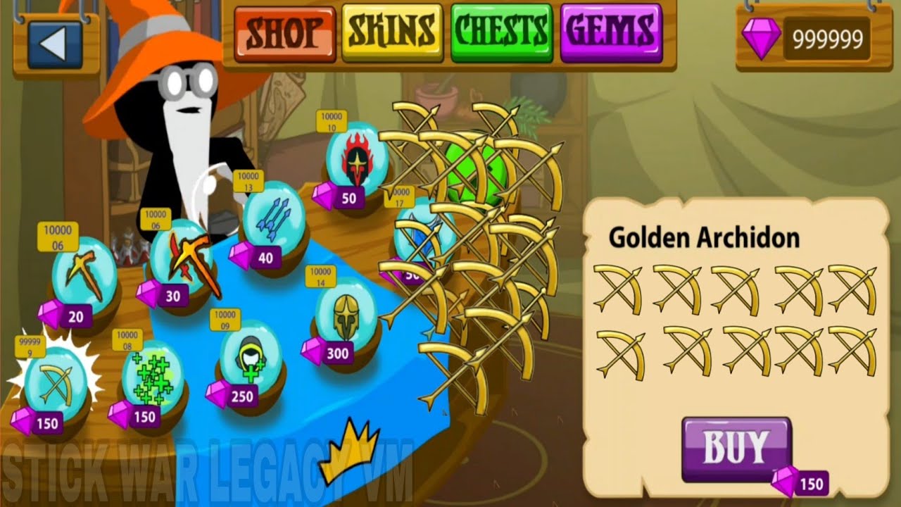 ARMY ARCHIDON VAMP VS ARMY ZOME BIE LEADER x99999999 POWER | STICK WAR ...