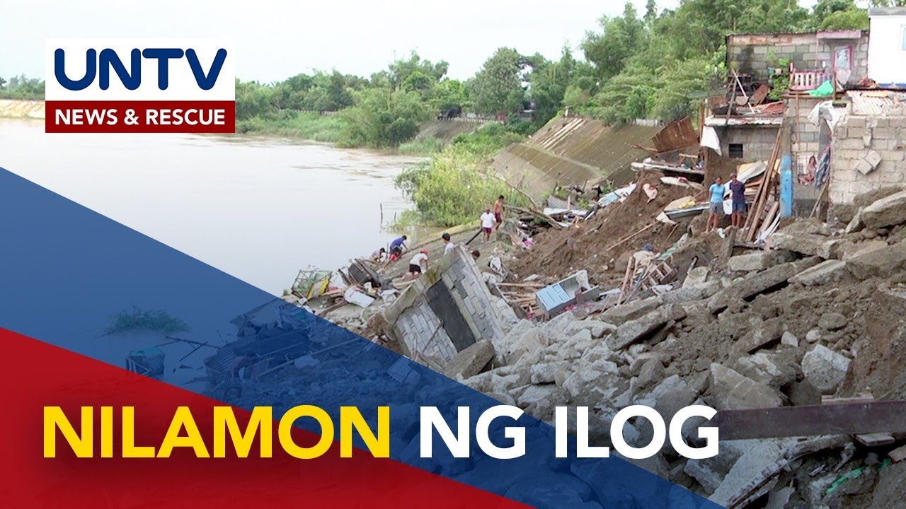 Dike sa San Leonardo, Nueva Ecija, gumuho; ilang bahay, nilamon ng ilog ...