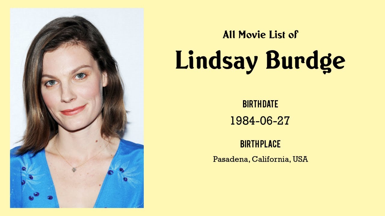 Lindsay Burdge Movies list Lindsay Burdge| Filmography of Lindsay ...