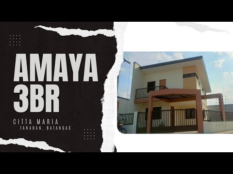 AMAYA HOUSE • A 3 Bedroom House at Citta Maria Tanauan, Batangas - YouTube