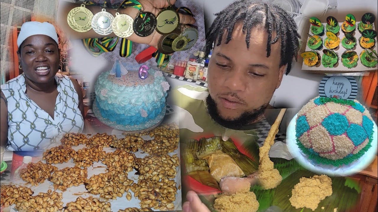 How to Make Jamaican blue draws and peanut cake 🎂 prepared by award ...