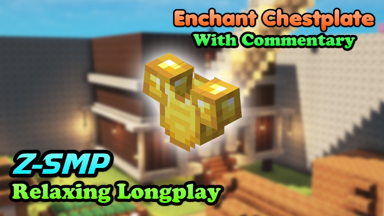Enchanting Minecraft Golden Chestplate To Level 10 - YouTube